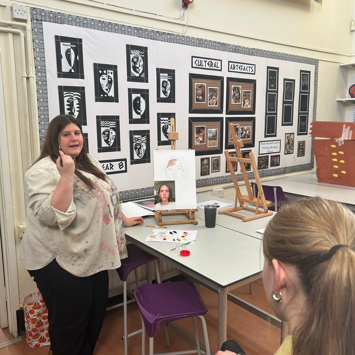 St Gabriel’s - Inspiring Creativity: Artist Ellie Kerr-Smiley Visits St ...